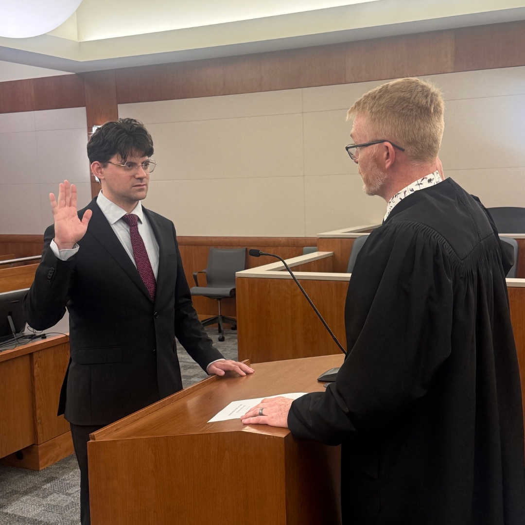 Flynn E. Beckman Sworn into the Utah State Bar | Christensen & Jensen